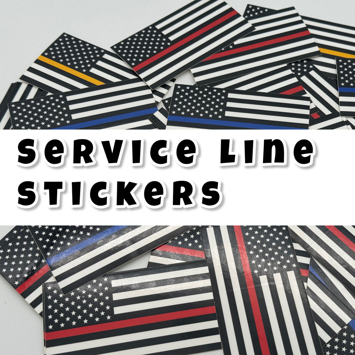 Thin Line Awesome Stickers – The Embroidery Spot LLC