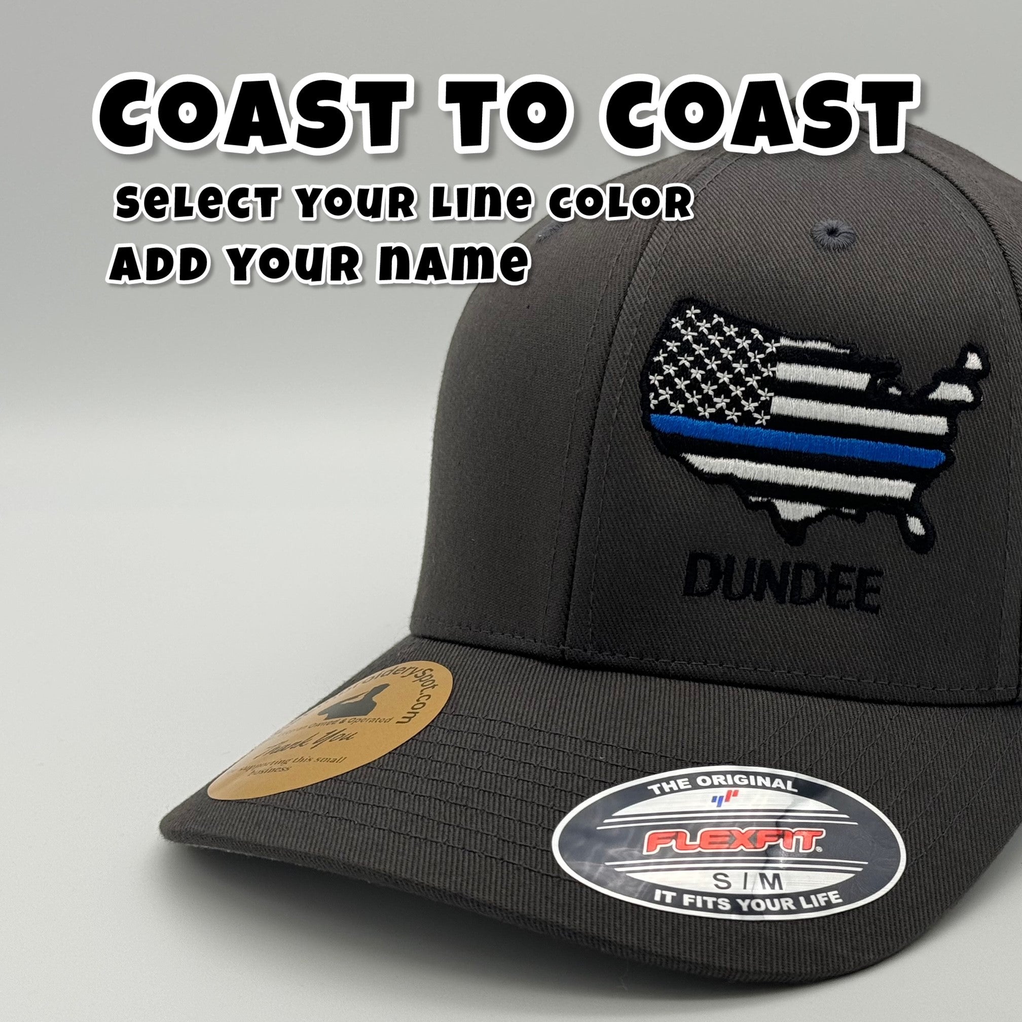 Thin Blue Line Trucker Hat-All 50 States Available | Police Hat